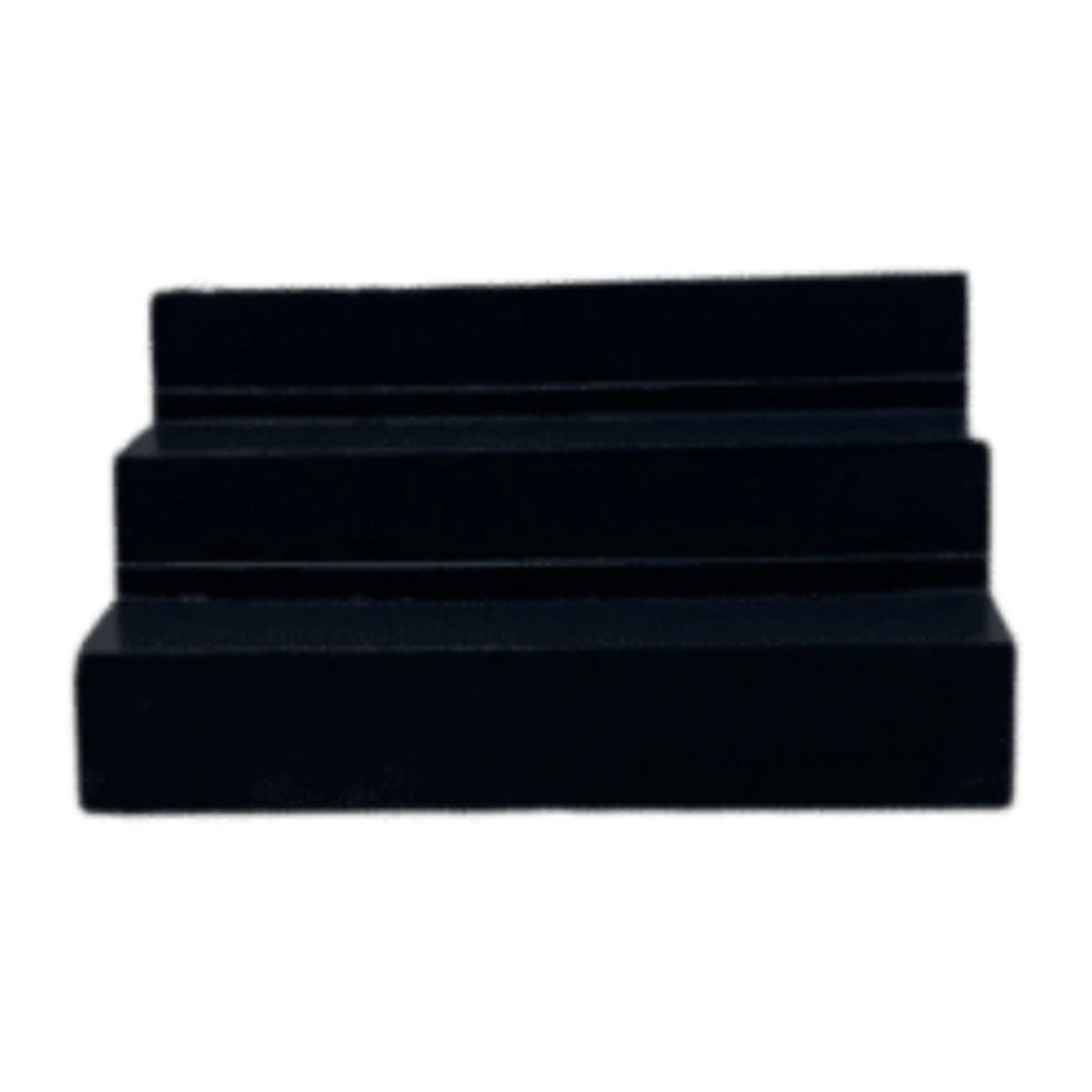 Black 3-Step Stage Steps – Lawson Event Rentals